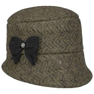 Lierys Chapeau en Laine Linvisa Cloche Femme - Made in Italy pour lhiver avec visière, visière Hiver Automne-Hiver - Taille Unique Beige