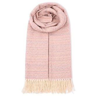 Malito more than fashion malito - &Eacute;charpe tendance pour femme - &Eacute;charpe XXL en viscose m&eacute;lang&eacute;e - &Eacute;charpe dhiver - Design &agrave; carreaux moderne et long - Pashmina - S602, Rose, t