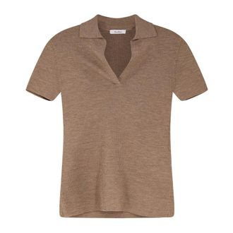 Max Mara Femme, Pulls, Brun, Taille: 42 FR Max Mara T-shirts et Polos