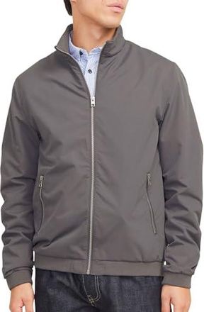 Jack & Jones Jack & Jones JJERUSH Harrington Bomber Noos Veste Bomber pour Homme, Jupe Castlerock, Taille S, Gris, S