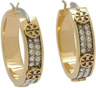 Tory Burch Tory Burch Ohrringe - Gold Hoop Earrings - Gr. unisize - in Mehrfarbig - f&uuml;r Damen