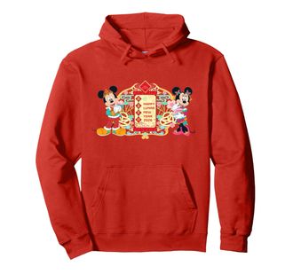 Disney Mickey & Minnie Chinese Happy Lunar New Year 2026 Pullover Hoodie