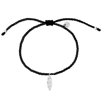 Glanzst&uuml;cke M&uuml;nchen Armband - Sterling Silber Armband Surfboard - Gr. ONESIZE - in Silber - f&uuml;r Damen