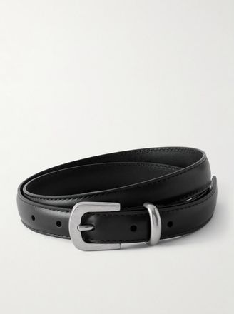 The Row Ceinture En Cuir - Noir