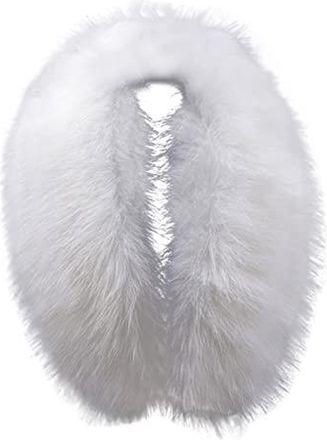Generic Chapeau dautomne et dhiver avec col &agrave; bande pour la chaleur 1 pull de No&euml;l pour femme, blanc, XXXXXL