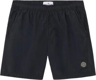 Stone Island Homme, Maillots de bain, Noir, Taille: 2XL Short de bain Nylon Metal