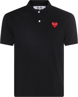 Comme Des Gar&ccedil;ons T-Shirt Red Emblem Red Heart