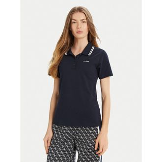 Guess Poloshirt V5GP06 KCOK1 Dunkelblau Slim Fit