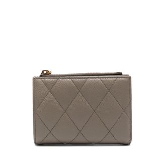 Saint Laurent Cassandre Bijou Quilted Zip Wallet