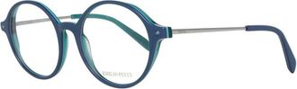 Pucci Femme, Accessoires, Bleu, Taille: ONE Size Monture Optique Bleue pour Femmes avec &Eacute;tui de Marque