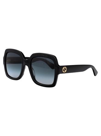 Gucci Womens Sunglasses Gg0036sn Black-Grey Black-Black-Grey Resin Black/black/grey