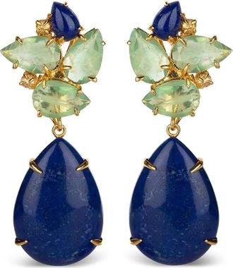 Bounkit Ohrringe mit Lapislazuli - Blau