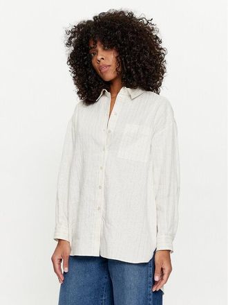 Twin-Set Hemd 241TT2221 Wei&szlig; Loose Fit