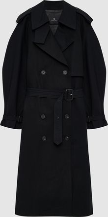 Anine Bing Trench Pascale Maxi Black