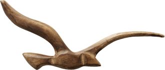 Boltze Boltze Wandobjekt Möwe (3 Teilig, aus Holz, Vögel, maritimes Motiv, Wandbild für Flur/Wohnzimmer/Esszimmer, Dekoobjekt) 2018362, Braun, Normal