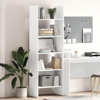 vidaXL Biblioth&egrave;que Blanc 60x35x180 cm Agglom&eacute;r&eacute;
