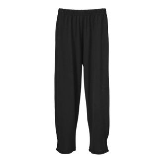 Masai Locker geschnittene Schwarze Hose mit elastischem Bund - - Trousers - Damen - Schwarzk - XL