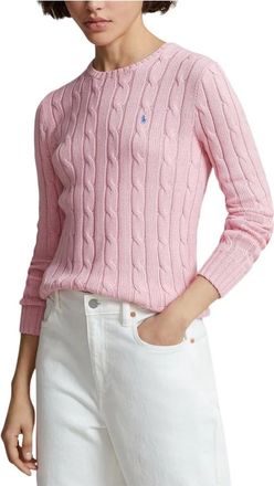 Polo Ralph Lauren Femme, Pulls, Rose, Taille: 44 FR Julianna Crewneck Sweater