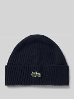 Lacoste M&uuml;tze aus reiner Wolle