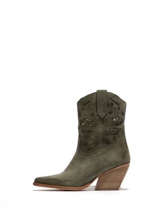 FLY London Fly London Damen WALU289FLY Western Boot, SMOG, 41 EU