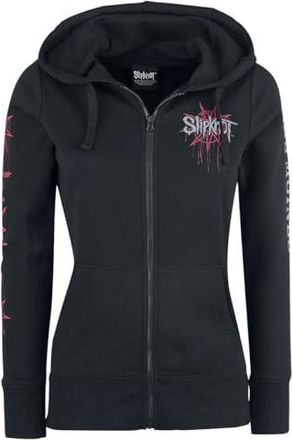 Slipknot Iowa Star Femme Sweat-shirt zippé à capuche noir XL
