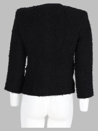 Balmain Tweed Buttoned Jacket - Black
