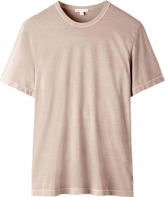 James Perse Homme, Tops, Beige, Taille: XL Manches Courtes Col Rond