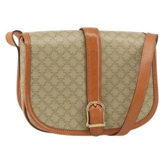 Celine Sac bandouli&egrave;re en plastique Pre-owned - Femme - Pre-owned - Beige - Taille: ONE Size