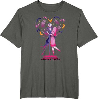 Disney The Nightmare Before Christmas Jack Sally Scary Love T-Shirt