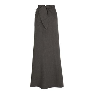 Cortana Trapani- Jacquard gestreifter Rock - - Skirts - Damen - Grau - M