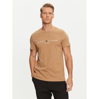 Tommy Hilfiger T-Shirt Logo MW0MW11797 Beige Regular Fit