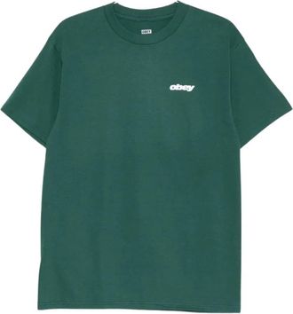 Obey Homme, Tops, Vert, Taille: L Dice Tee