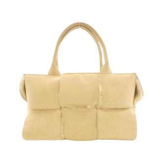 Bottega Veneta Pre-owned Suede Shoulder Bag - - Pre-owned - Damen - Beige - ONE SIZE