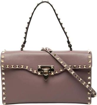 Valentino Sac port&eacute; &eacute;paule Pre-owned - Femme - Pre-owned - Rose - Taille: ONE Size