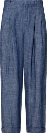 Peuterey Femme, Pantalons, Bleu, Taille: 36 FR Wide Pantalons