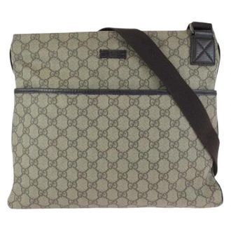 Gucci Pre-owned GG Supreme Canvas Umh&auml;ngetasche - - Pre-owned - Damen - Beige - ONE SIZE