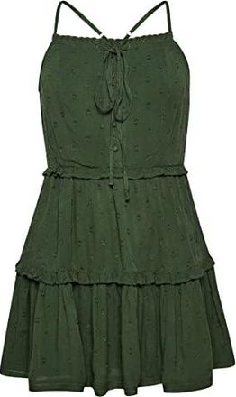 Superdry Vintage Broderie Cami Dress Robe décontractée, Thym, S Femme