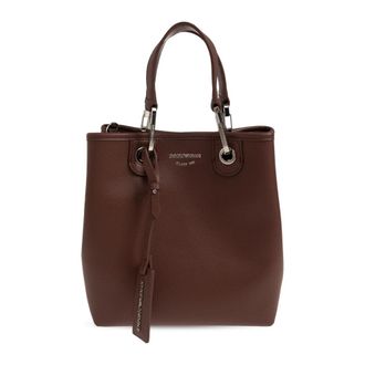 Emporio Armani Tasche mit Print-Logo - - Bags - Damen - Braun - ONE SIZE
