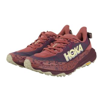 Hoka One One Hoka Damen Speedgoat 6 Sneaker, Rouge Black Cherry, 42 EU
