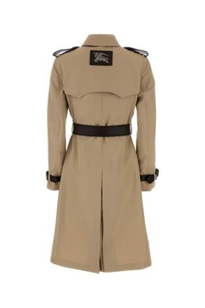 Burberry 8126448 A2151 Oatmealbeige Exterior: Silk Cotton Cappotti Coat