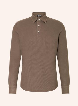 Ermenegildo Zegna Zegna Piqu&eacute;-Poloshirt beige