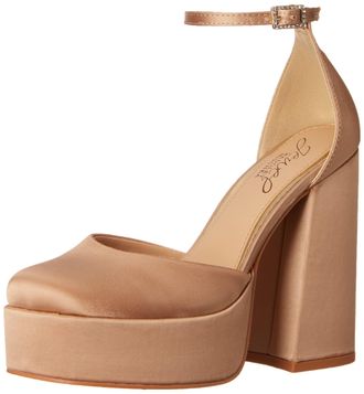 Badgley Mischka Damen Giada Plattform, Almond Nude, 38 EU