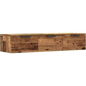 vidaXL Vidaxl - Armoire murale vieux bois 102x30x20 cm bois dingénierie