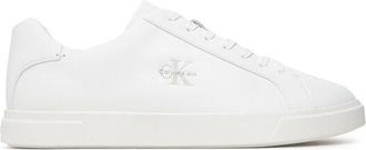 Calvin Klein Sneakers Low Prof Cupsole Lth HM0HM02123 Wei&szlig;