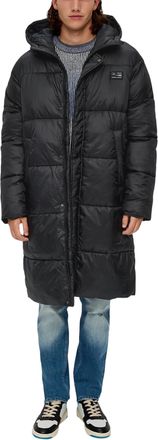 s.Oliver Herren Outdoor Mantel, Schwarz,L