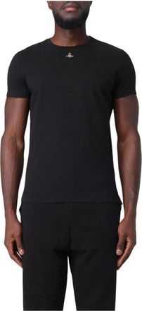 Vivienne Westwood Homme, Tops, Noir, Taille: 3XL Orb TShirt Classic Fit