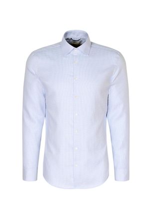 Seidensticker Herren Business Hemd - Slim Fit - B&uuml;gelleicht - Kent-Kragen - Langarm - 100% Baumwolle