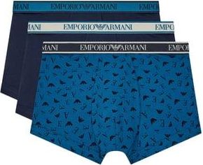 Emporio Armani Lot de 3 boxers en coton m&eacute;lang&eacute;