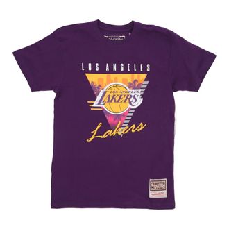Mitchell & Ness NBA Final Seconds Tee Lila - - Tops - Herren - Lila - XL