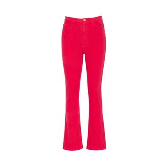 Manila Grace Bohrhose f&uuml;r stilvolle Outfits - - Trousers - Damen - Rot - W25